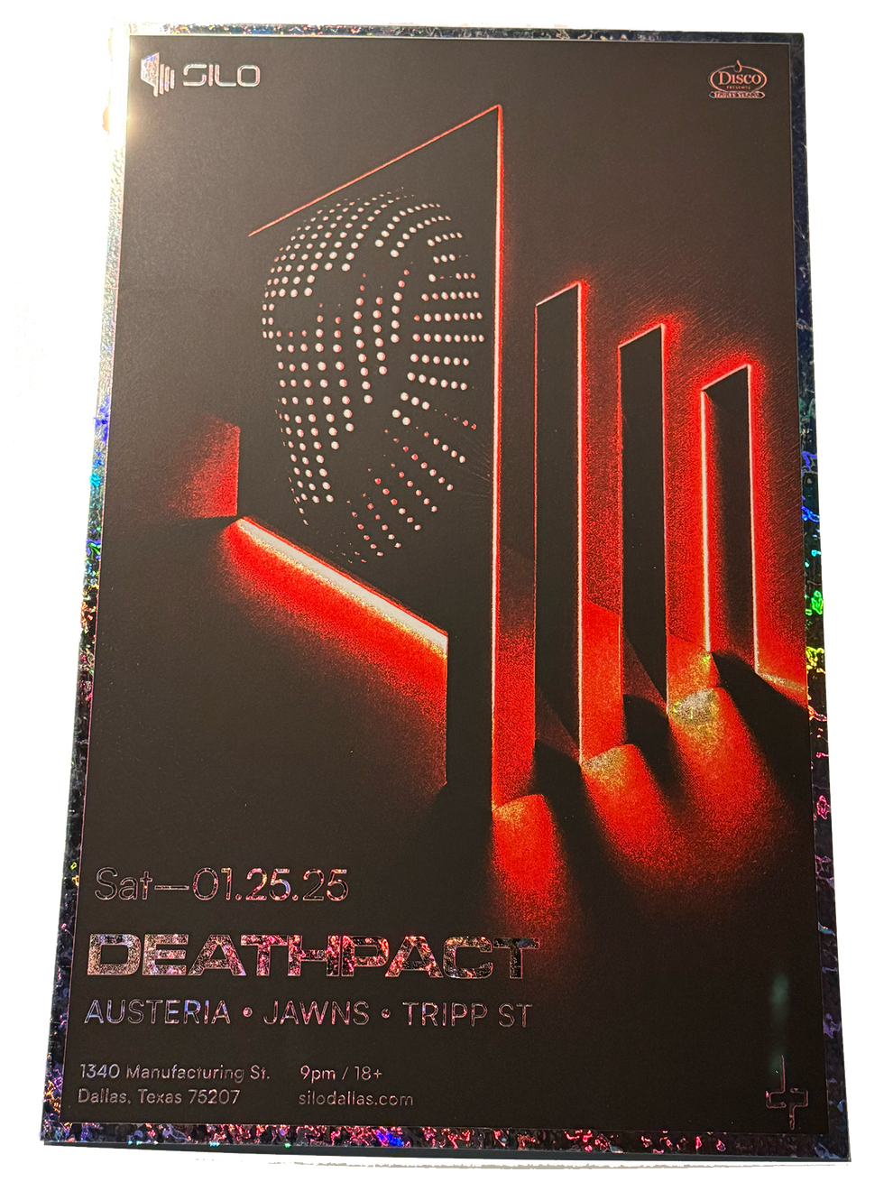 SILO | 01/25/25 | Deathpact Foil Poster – SILO MERCHANDISE